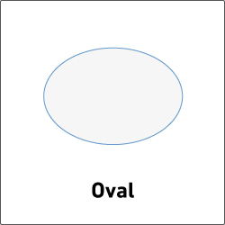 Printable Oval Shapes
