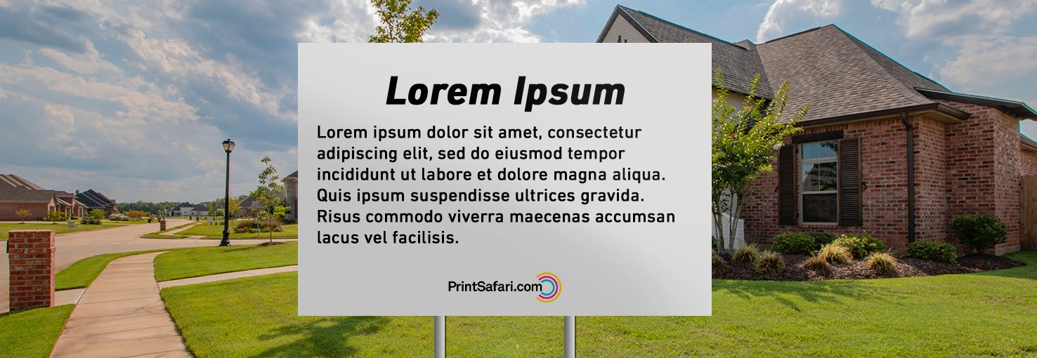 Yard Signs | Printsafari.com